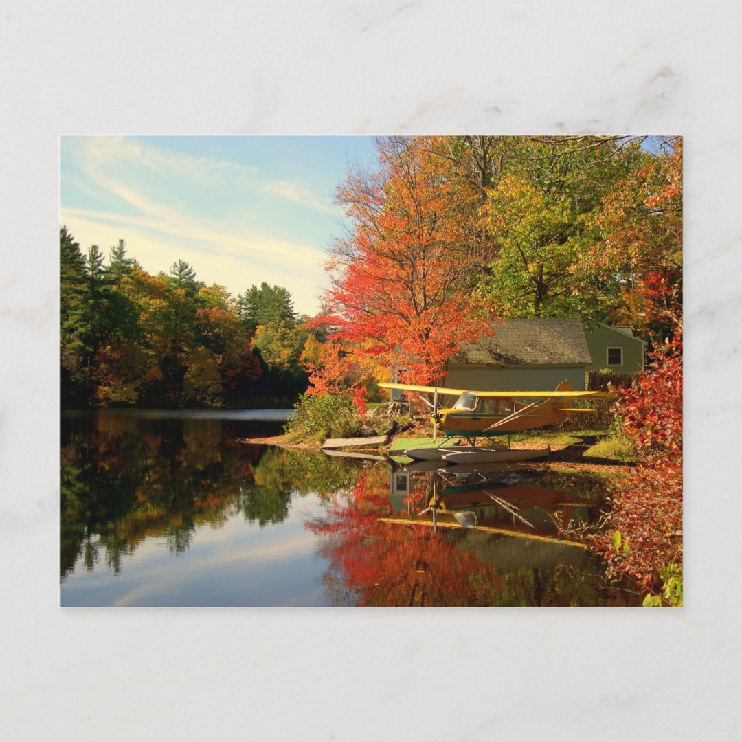 New Hampshire Sea Plane Postcard | Zazzle