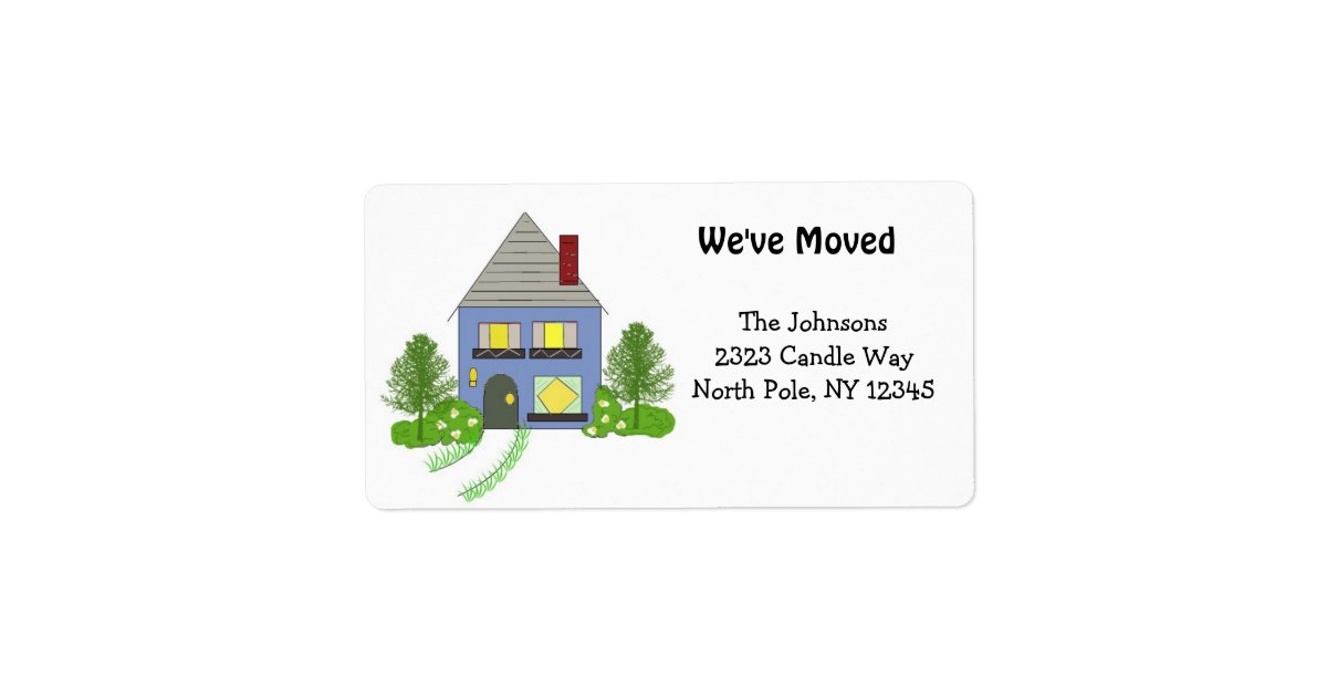 New Home Address Label | Zazzle