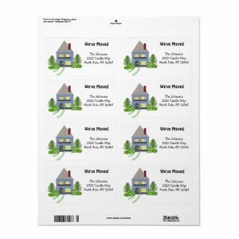 New Home Address Label | Zazzle