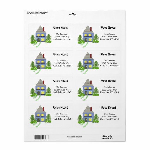 New Home Address Label | Zazzle