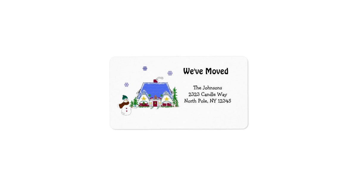 New Home Address Label | Zazzle