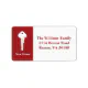 New Home Address Labels - Red | Zazzle