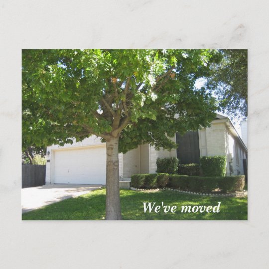 New Home Change of Address Custom House Photo Announcement Postcard ...