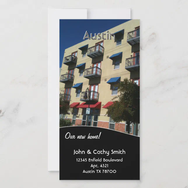 New home! Change of Address Custom Photo Cards | Zazzle
