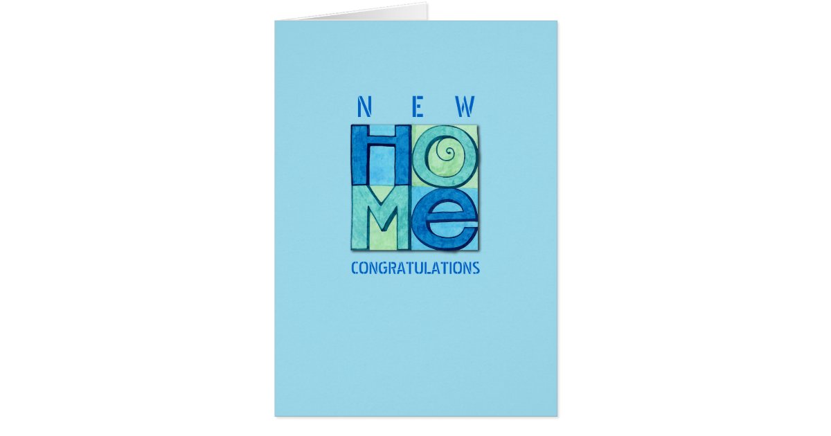 New Home Congratulations Card | Zazzle.com