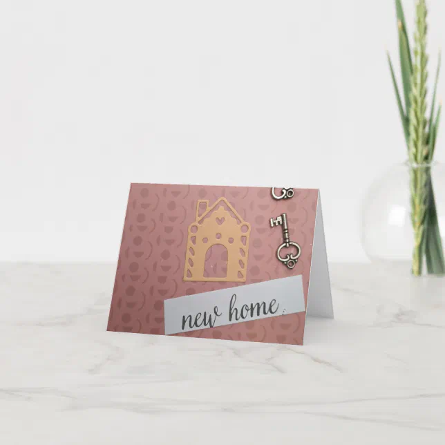 New Home Greetings Card | Zazzle