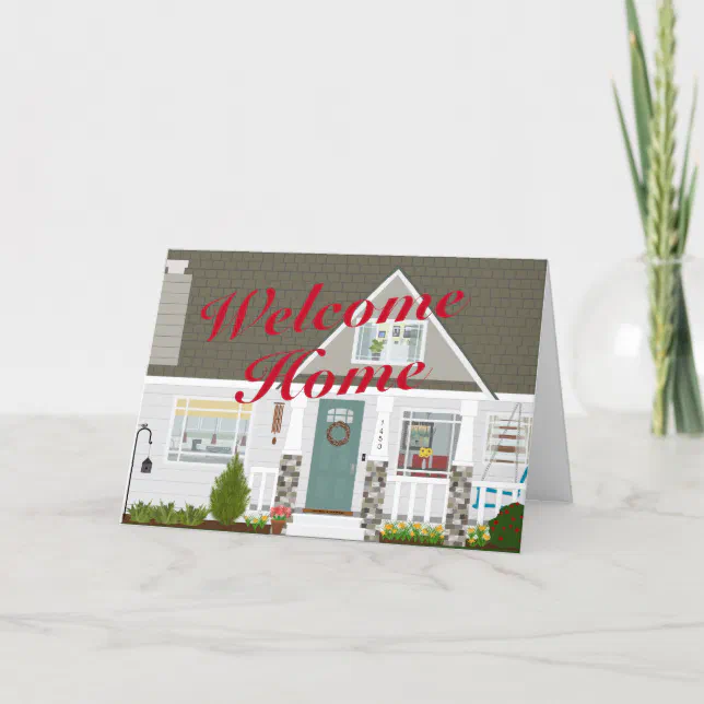 New Home House Warming Thank You Card | Zazzle