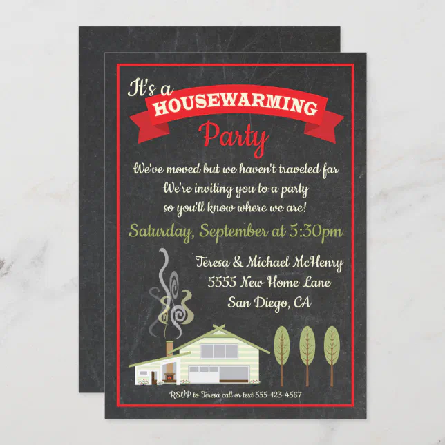 New Home Housewarming Party Invitations | Zazzle