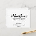 New Home Modern Minimalist Address Change Postcard | Zazzle