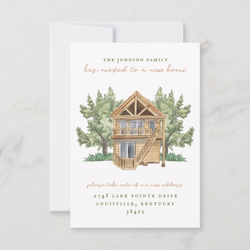 New Home Moving Announcement | Zazzle