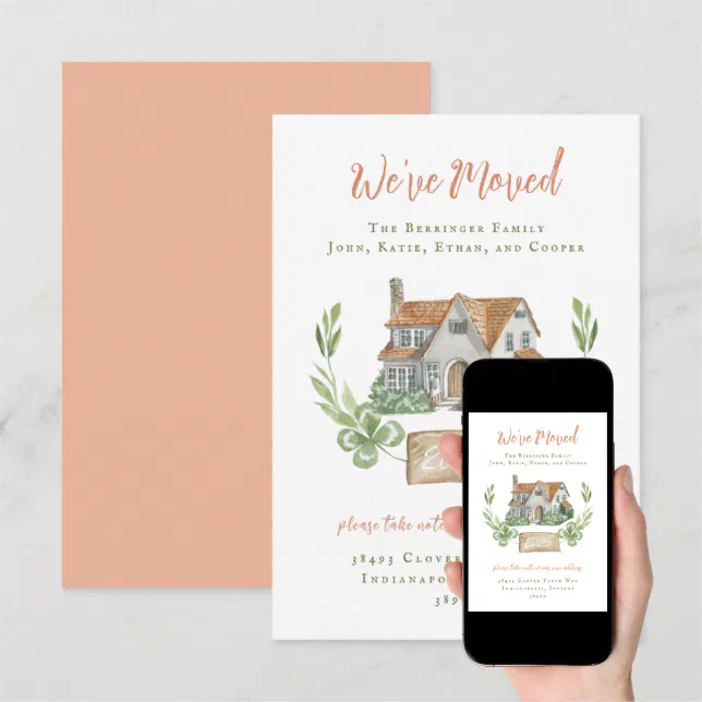 New Home Moving Announcements | Zazzle