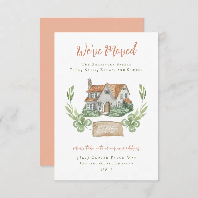 New Home Moving Announcements | Zazzle