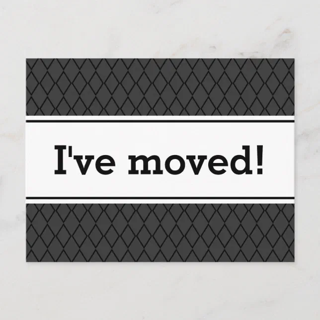 New home moving postcards | I've Moved! | Zazzle