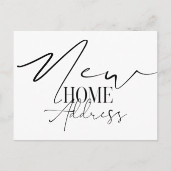 New Home New Address Postcard | Zazzle