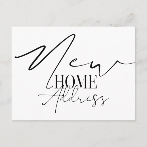 New Home New Address Postcard | Zazzle