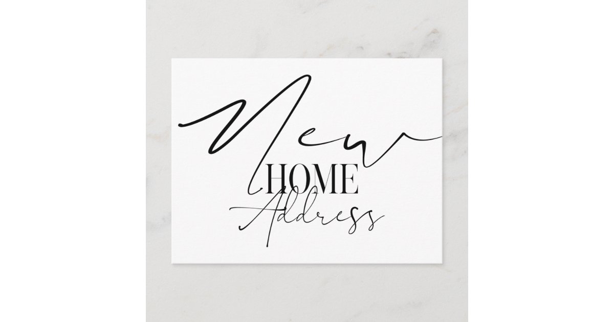 New Home New Address Postcard | Zazzle.com
