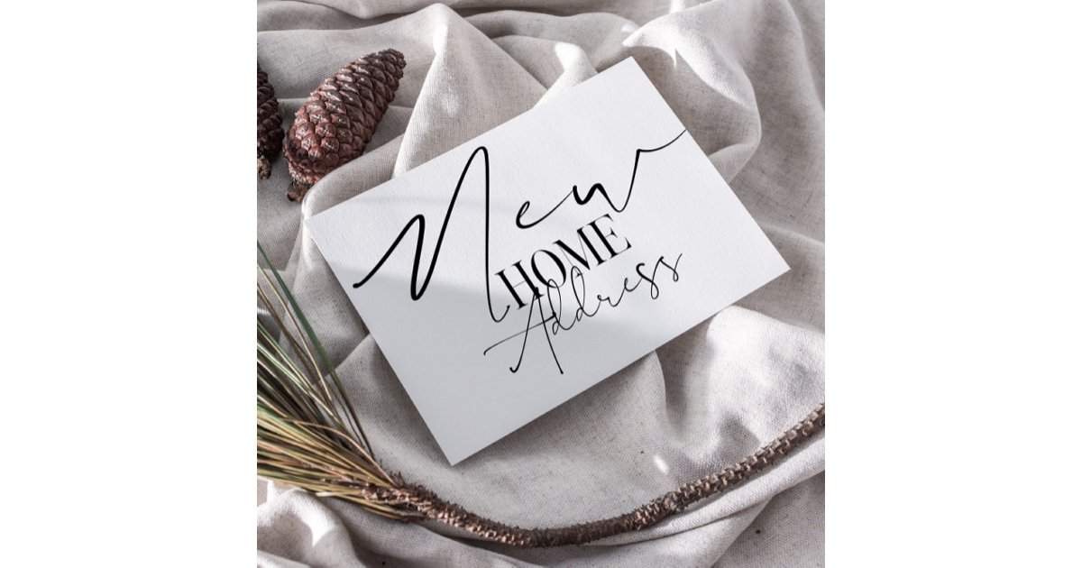 New Home New Address Postcard | Zazzle