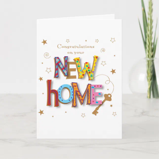 NEW HOME-NEW BEGINNING IN YOUR LIFE! CARD | Zazzle