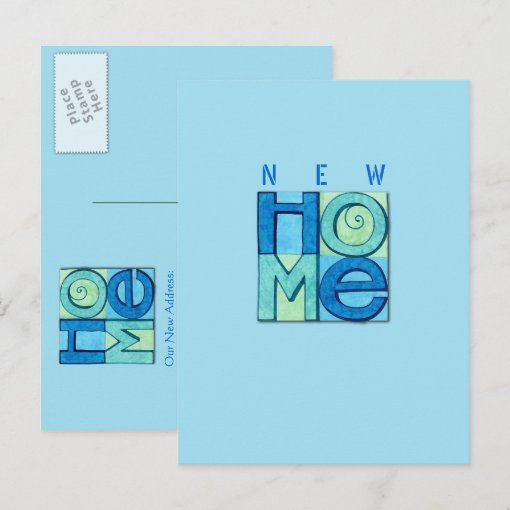 New Home Postcard | Zazzle