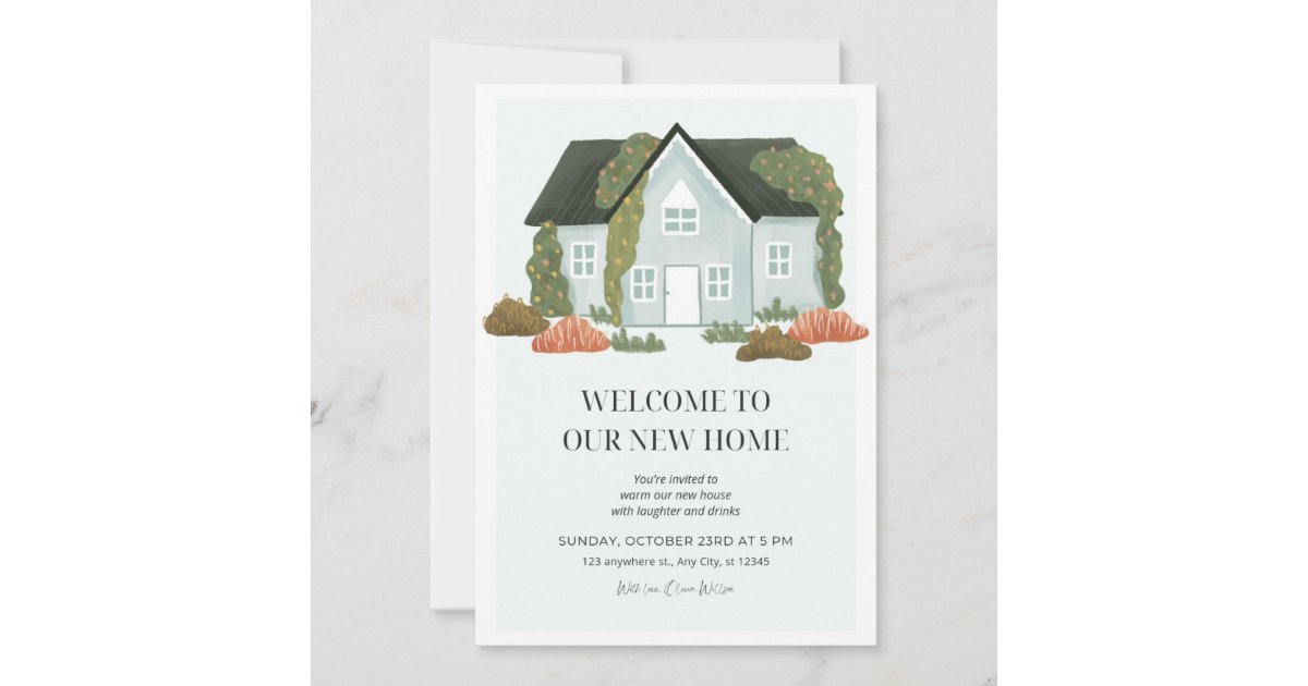 New house invitation | Zazzle