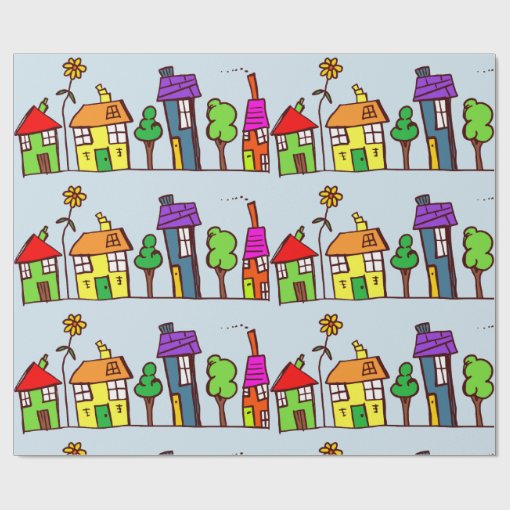 New House Realtor HouseWarming Gift Wrapping Paper | Zazzle