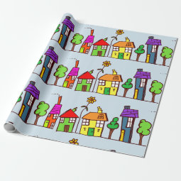 New House Realtor HouseWarming Gift Wrapping Paper | Zazzle