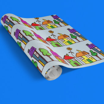New House Realtor HouseWarming Gift Wrapping Paper | Zazzle