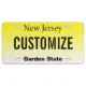 New Jersey Customized Vanity License Plate | Zazzle