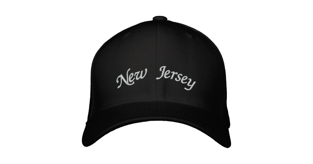 New Jersey Embroidered Hat | Zazzle
