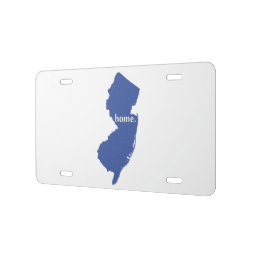 New Jersey Home State Blue License Plate | Zazzle