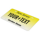 New Jersey Personalized Vanity License Plate | Zazzle