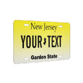 New Jersey Personalized Vanity License Plate | Zazzle