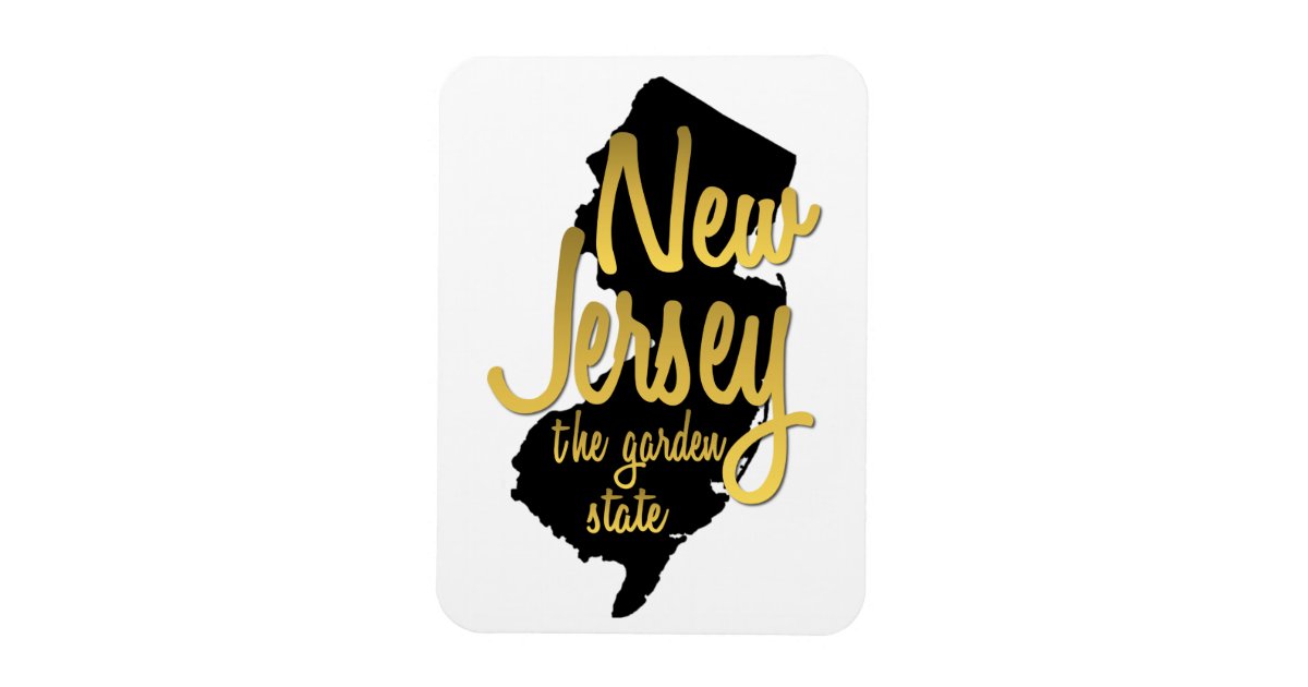 New Jersey The Garden State Magnet | Zazzle