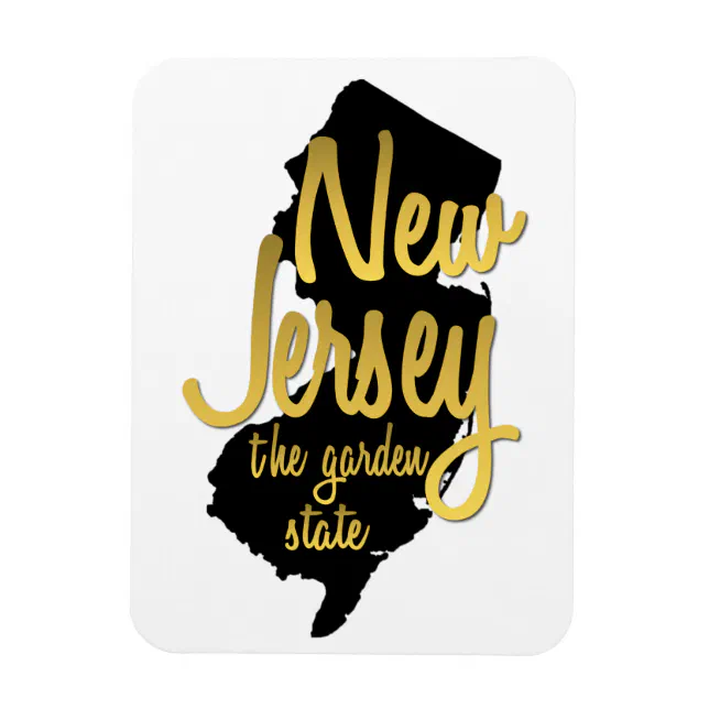 New Jersey The Garden State Magnet | Zazzle