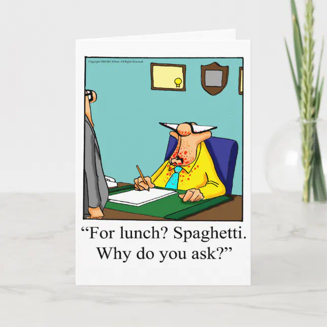 New Job Congratulations Humor Greeting Card | Zazzle