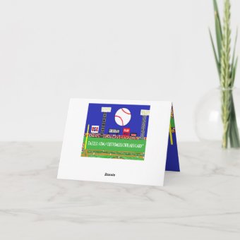 New Kids Baseball Sports Thank You Note Card | Zazzle