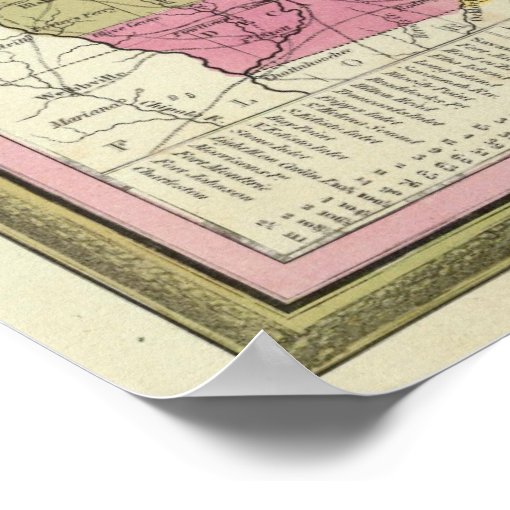 New Map Of Georgia Poster | Zazzle