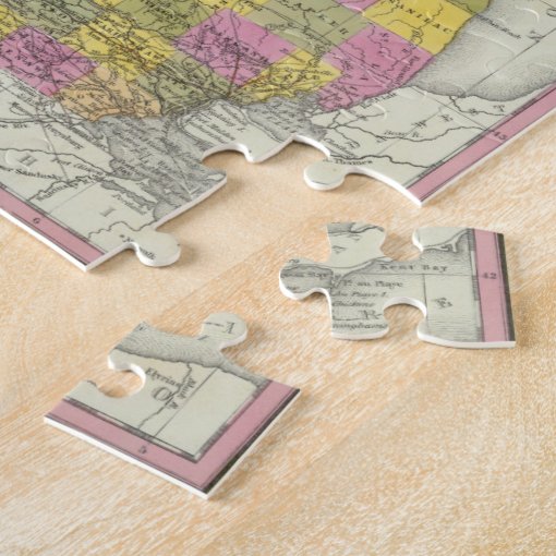 New Map Of Michigan 2 Jigsaw Puzzle | Zazzle