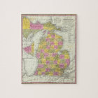 Michigan Map Jigsaw Puzzle | Zazzle.com