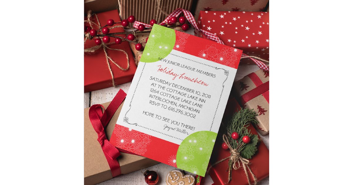 New Members Luncheon Invitations | Zazzle