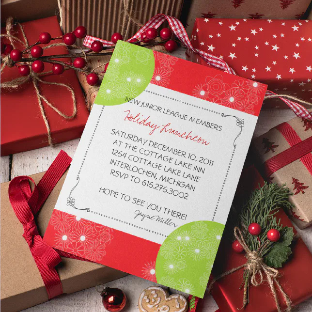 New Members Luncheon Invitations | Zazzle