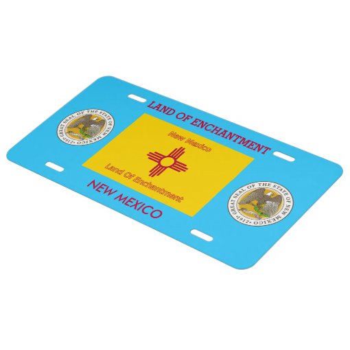 New Mexico Custom Front License Plate | Zazzle