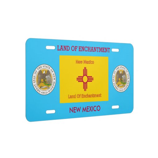 New Mexico Custom Front License Plate | Zazzle