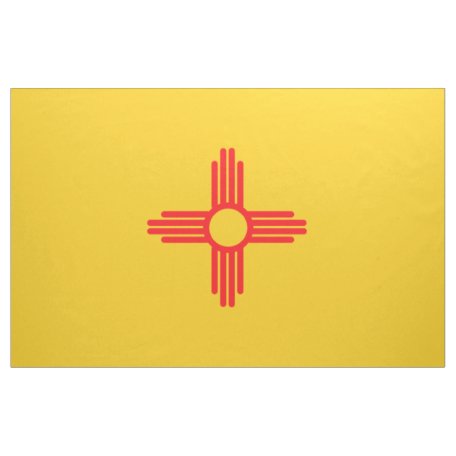 New Mexico State Flag Fabric Design | Zazzle