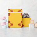New Mexico flag with Zia symbol Wrapping Paper | Zazzle