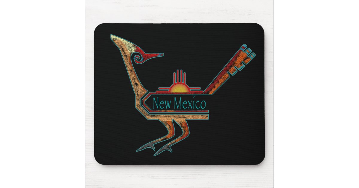 New Mexico Roadrunner Mouse Pad | Zazzle
