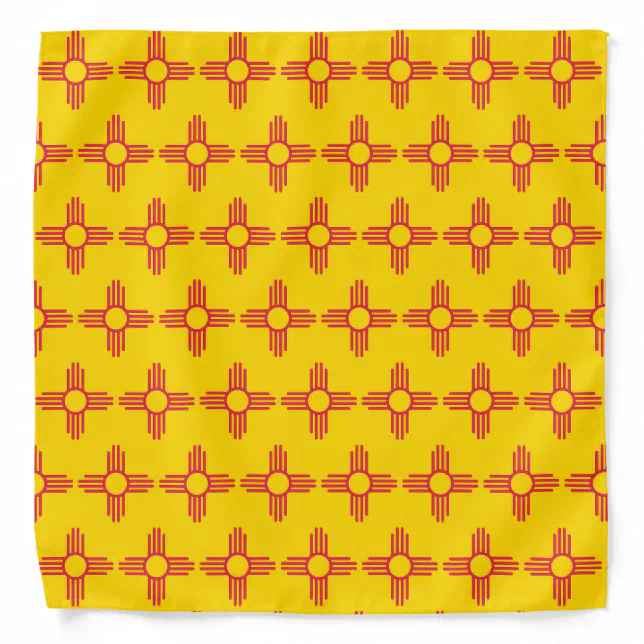 New Mexico State Mexican Flag Pattern Bandana | Zazzle
