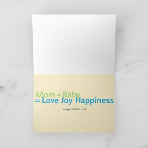 New Mom Congratulations card | Zazzle