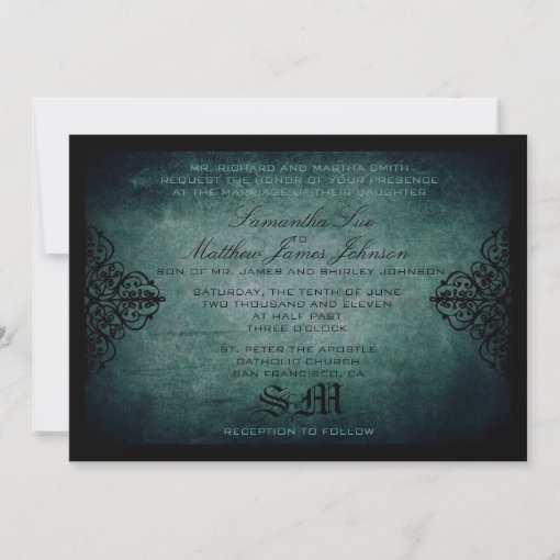 New Moon Wedding Invitation Card | Zazzle