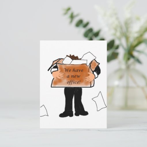 New Office Announcement Postcard | Zazzle